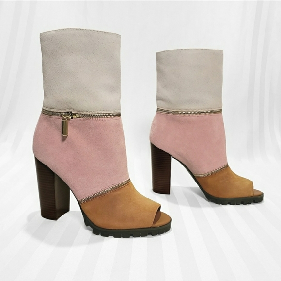 Katy Perry Collections | Shoes | Katy Perry Evelyn Peep Boots 7 | Poshmark